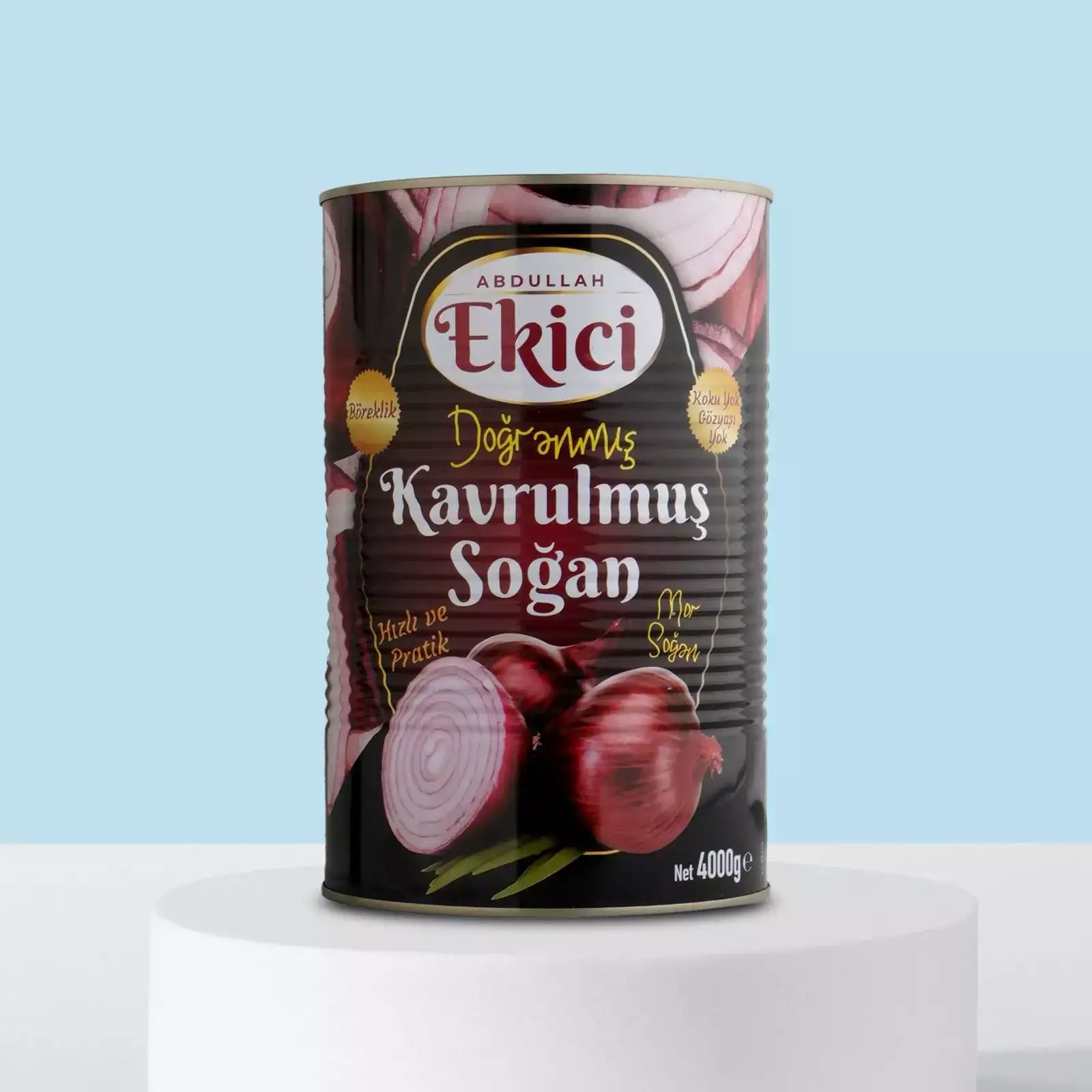 Ekici Kavrulmuş Soğan 4 Kg. (1 Koli 4 Adet - 1 Palet 60 Koli)